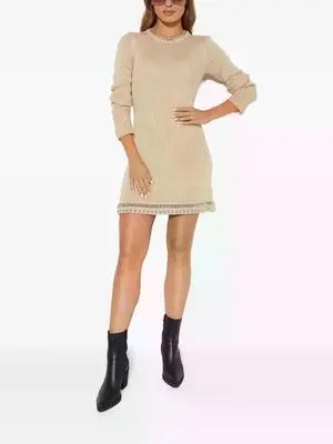 Rabanne Long Sleeve Mini Dress
