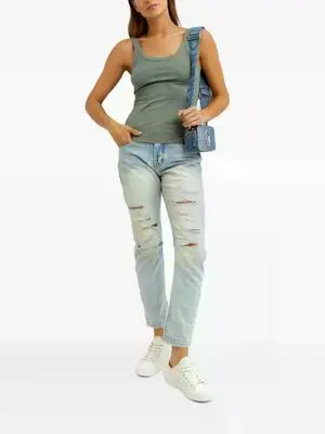 ONETEASPOON Distressed Five-pocket Jeans