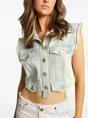 ONETEASPOON Buttoned Denim Waistcoat