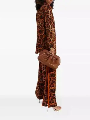 Mystique Leopard-print Slit Trousers