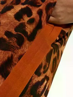 Mystique Leopard-print Slit Trousers