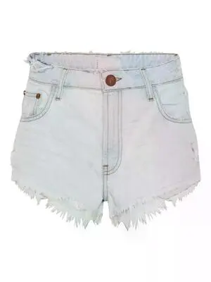 ONETEASPOON Frayed Denim Shorts