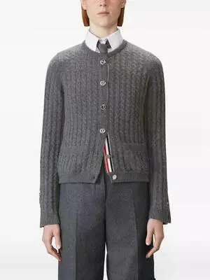 Thom Browne Cable-knit Cashmere Cardigan