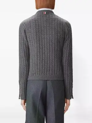Thom Browne Cable-knit Cashmere Cardigan