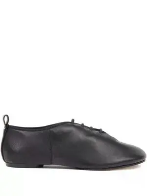 Women's Leather Derby Shoes Flats