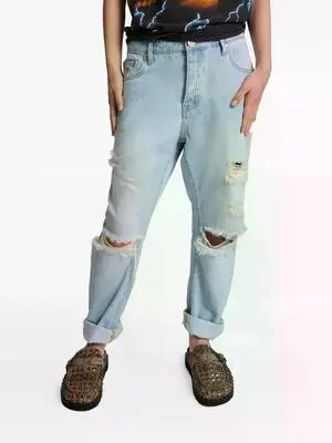 ONETEASPOON Distressed Five-pocket Jeans