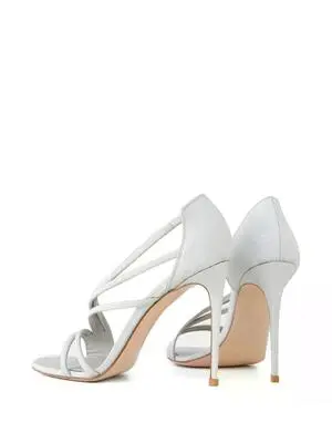 LE SILLA 105mm Stiletto Sandals - Silver