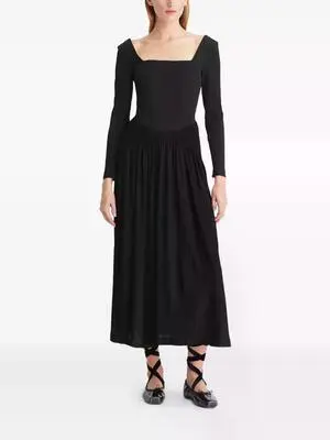 Tory Burch Long-sleeve Midi Dress