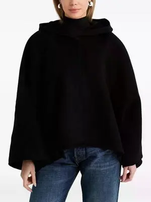 AYA MUSE Hooded Wool-cashmere Blend Cape