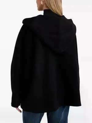 AYA MUSE Hooded Wool-cashmere Blend Cape