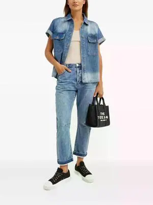 ONETEASPOON Cuffed Five-pocket Jeans