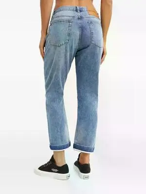 ONETEASPOON Cuffed Five-pocket Jeans