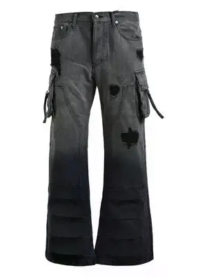 BREATH Distressed Cargo Trousers
