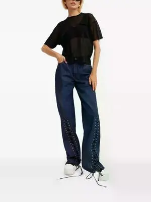 Jean Paul Gaultier Laced Jeans