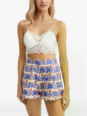 Free People Lace Open-back Crop Top