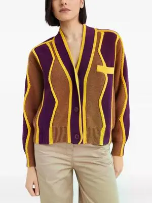 Kenzo Wavy-stripes Cardigan