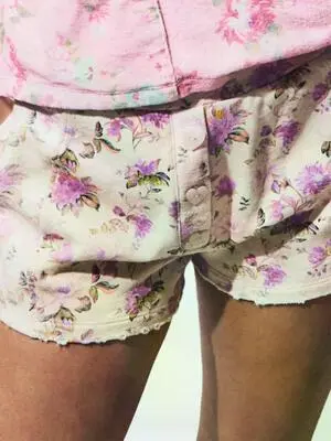 LoveShackFancy Renato Floral Shorts