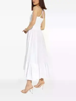 Caroline Constas Veronica Ruffled Midi Dress