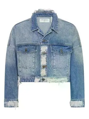 ONETEASPOON Studded Denim Jacket - Blue