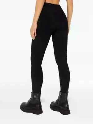 YVES SALOMON Elasticated Ribbed-knit Leggings