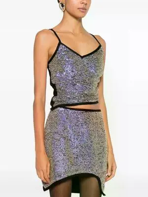 MITILIANE COUTURE Sequin Embellished Top