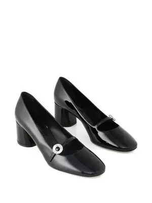 Casadei 50mm Cleo Crystal-detail Pumps
