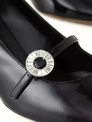 Casadei 50mm Cleo Crystal-detail Pumps