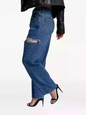 ONETEASPOON Jackson Ripped Wide Leg Jeans