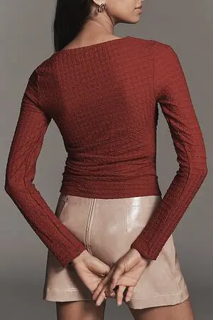 SOVERE / Solstice Long-sleeve Asymmetric Top