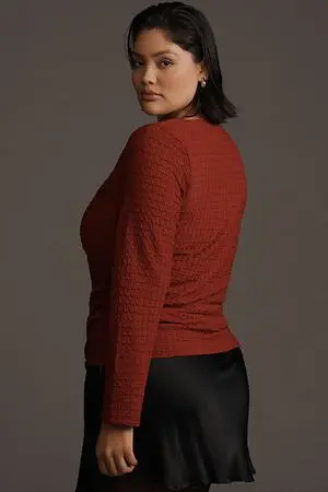SOVERE / Solstice Long-sleeve Asymmetric Top