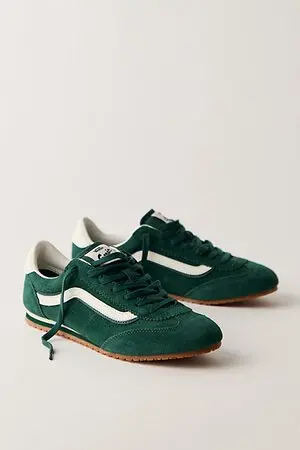 VANS Super Lowpro Suede Sneakers - Emerald Green