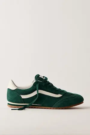 VANS Super Lowpro Suede Sneakers - Emerald Green