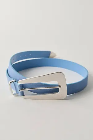 Free People Patcha Suede Belt - Cornflower