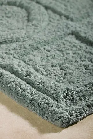 GAURI KOHLI Almaty Bath Mat - Greyed Olive