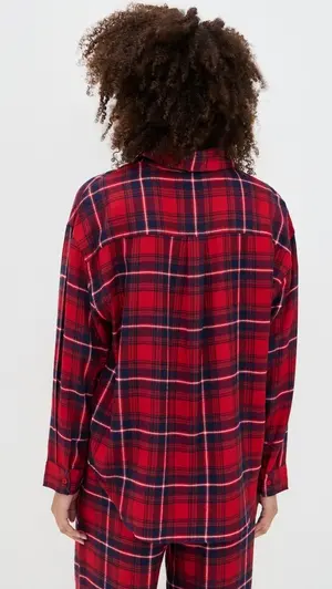 Z Supply Plaid Button-up Shirt