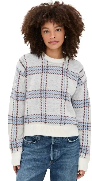 Z Supply Junction Plaid Sweater