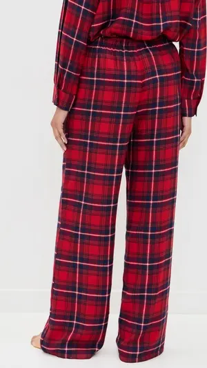 Z Supply Plaid Twill Flannel Pants