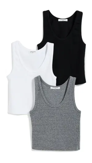 PERFECTWHITETEE Blondie Tank 3-pack