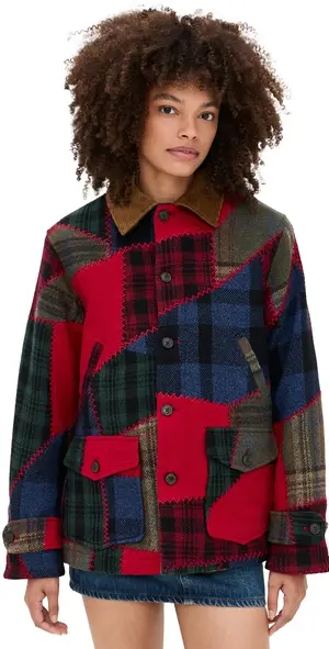 Polo Ralph Lauren Wool Patchwork Coat