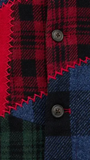 Polo Ralph Lauren Wool Patchwork Coat