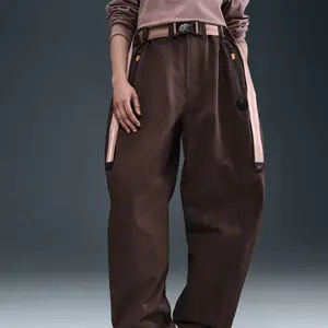Nike Ispa Wrap Pants - Brown | Editorialist