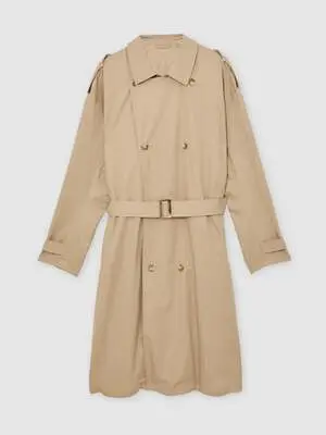 LES DEUX Cotton Trench Coat