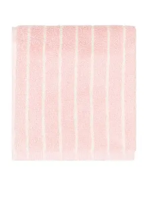 TEKLA Pin Stripes Guest Towel - Shaded Pink Stripes