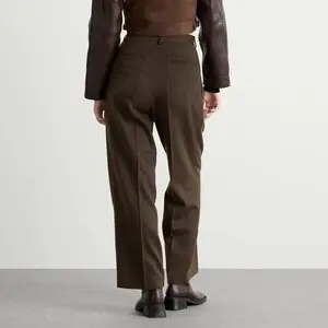 Auralee Flannel Two-tuck Trousers