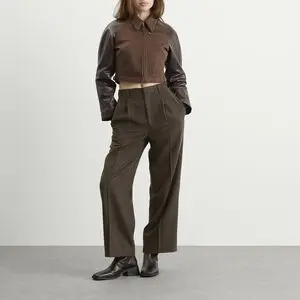 Auralee Flannel Two-tuck Trousers