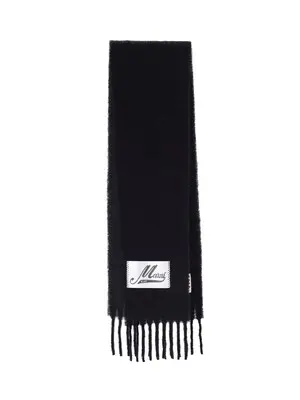 Marni Alpaca Blend Scarf - Black