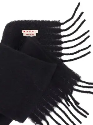 Marni Alpaca Blend Scarf - Black