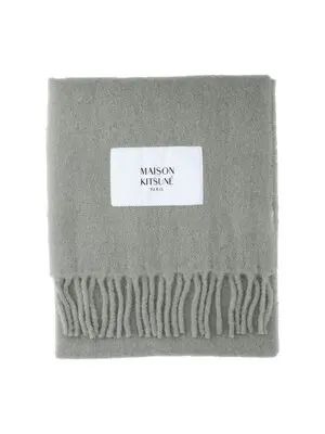 Maison Kitsuné Alpaca Blend Scarf - Green