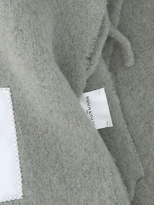 Maison Kitsuné Alpaca Blend Scarf - Green