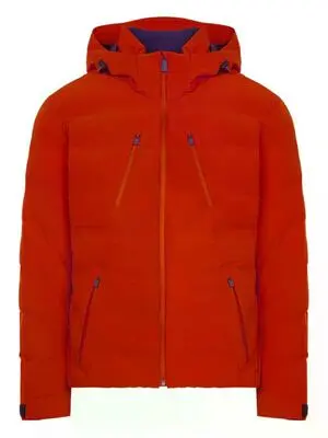 Aztech Mountain Hooded Nuke Ski Jacket - Orange
